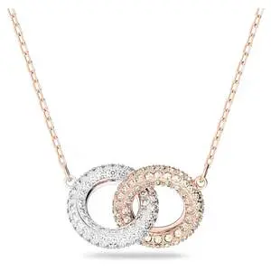 SWAROVSKI Dextera Adjustable Link Necklace - White