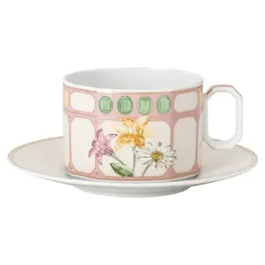 SWAROVSKI Idyllia Teacup With Saucer - Multicoloured