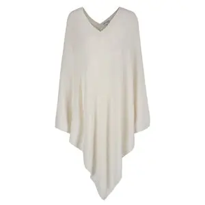 TIRILLM Anine" Big Cashmere Poncho- Off
