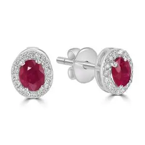 Artisan Ruby Earrings