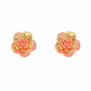 Pat’s Jewelry Santorini Flowers Earrings - Gold