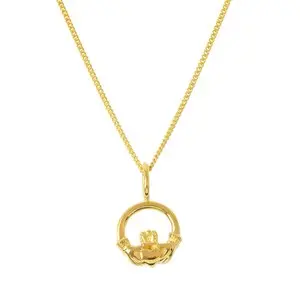 KATIE MULLALLY Claddagh Charm -plated Necklace - Gold