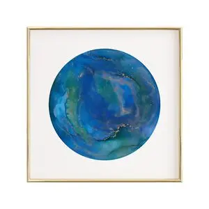 Art By Affie Torrent Large Fine Art Print - Blue