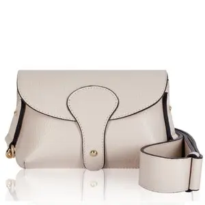 BETSY & FLOSS Neutrals Large Luca Crossbody Bag In Cream - White