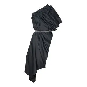 ARTISTA Nori One Shoulder Midi Top - Black