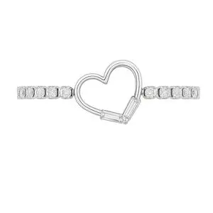 MAISON DE GALA Celeste Heart Bracelet - Silver