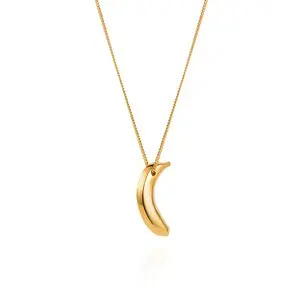 LEE RENEE Banana Necklace Vermeil - Gold