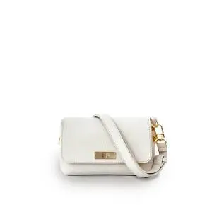 APATCHY LONDON Neutrals The Maisie Mini Stone Leather Bag - Black