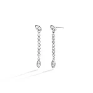 SHABELLA NYC Aphrodite Earrings - Silver
