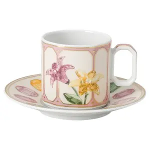 SWAROVSKI Idyllia Espresso Cup With Saucer - Multicoloured
