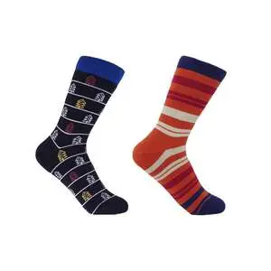 PEPER HAROW - MADE IN ENGLAND Christmas Tree & Elizabeth Ginger Socks Bundle - Black