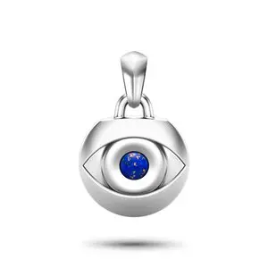 RAHUL PATEL COLLECTION Blue / Silver Ancient Evil Eye Amulet With Lapis Lazuli - Blue/silver