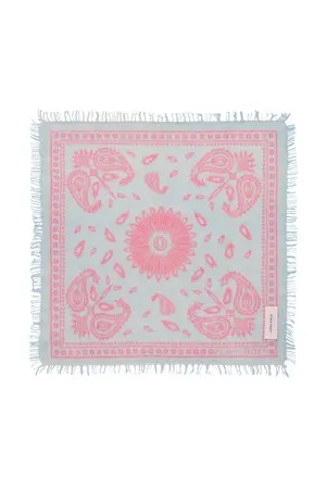 PURSCHOEN Maxi Bandana Scarf Bleu-flamingo - Blue