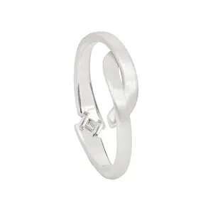 Saachi Knotted Cuff Bracelet - Silver