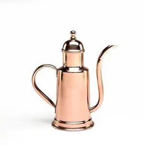 ANATOLIACRAFT Solid Copper Oil & Vinegar Dispenser - Brown