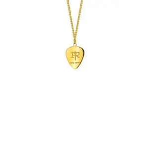 TRUE ROCKS 18 Kt Plated Mini Plectrum Necklace - Gold