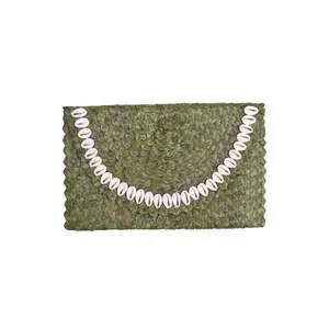 JELAVU Coco Small Clutch Moss - Green