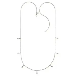LUCY QUARTERMAINE Sterling Seven Drop Necklace - Silver