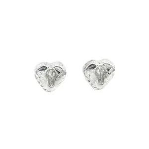 DE ROMS The Amor Vita Heart Earrings - Silver