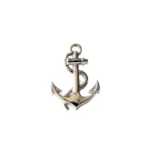 LEE RENEE Anchor Lapel Pin - Silver