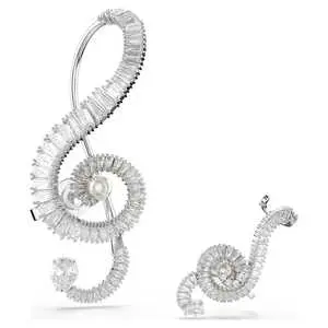 SWAROVSKI Ariana Grande X Clip Earrings - White