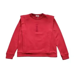 MIMHÍ MAISON Shoulder Pad Lauper Sweatshirt – Raspberry - Red
