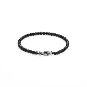 MARIRI Black / Silver Terra Beads Bracelet