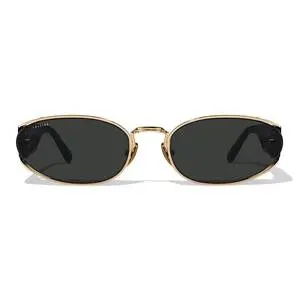 COSSINO Monaco Bisou Oval Sunglasses - Black