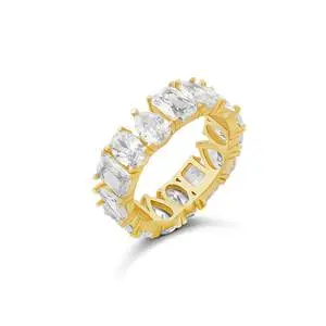 SHYMI Fancy Shape Eternity Band - Gold