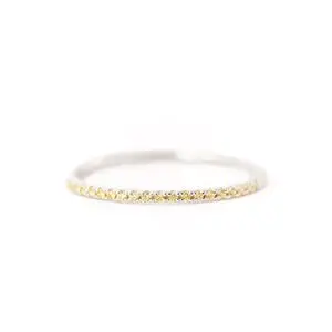 BELINDA JEWELZ Citrine Birthstone Band Ring - Yellow