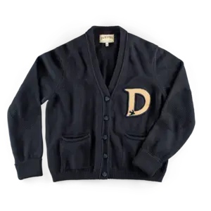 &SONS TRADING CO Damsons College Cardigan Navy - Blue