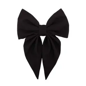 RAINSISTERS Hair Bow Clip: Classic - Black