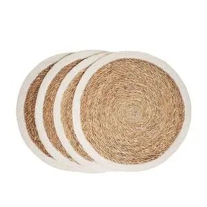 KORISSA Neutrals Savar Placemats Set Of 4 - White