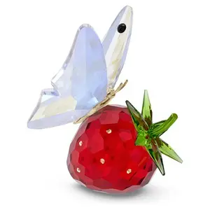 SWAROVSKI Idyllia Butterfly And Strawberry - Red