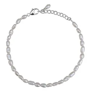 KIRI & BELLE Kira Seed Pearl Sterling Bracelet - Silver