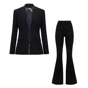 MY MOKONDO Tailored Blazer & Flared Trousers Suit