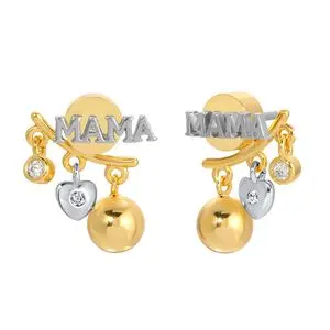 LEEADA JEWELRY Leeada X Officially Quigley Capsule Goode Mama Earrings /gold - Silver