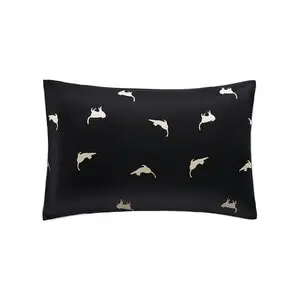 Not Just Pajama Cats Edition Silk Pillowcase