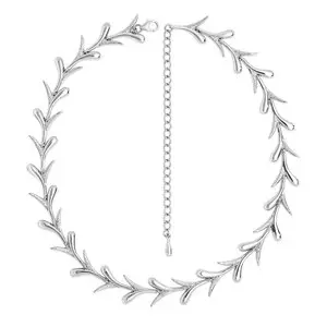 LUCY QUARTERMAINE Solid Sterling Sycamore Necklace - Silver