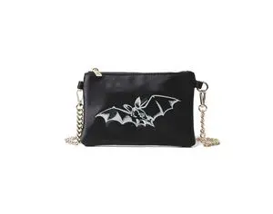 BELL HUTLEY Embroidered Bog Witch Bat Bag
