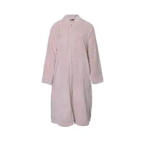 PRETTY YOU Cosy Chevron Housecoat In Rose