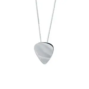 EDGE ONLY Plectrum Pendant 60cm Sterling - Silver