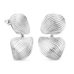 Joidart Double -plated Earrings Onaria - Silver