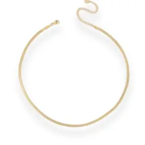 DIVINE ARIA Snake Classic Layering Tarnish Free Necklace - Gold