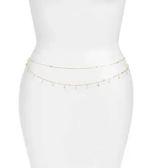 SHYMI Belly Double Chain - Silver
