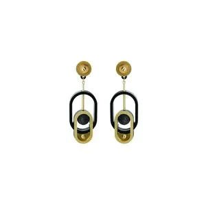GISSA BICALHO Earring Intersection - Black