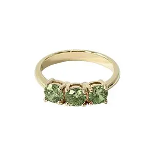 BELINDA JEWELZ Peridot Mari Birthstone Ring - Green