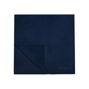 BEL CASHMERE Big Knitted Scarf Navy - Blue