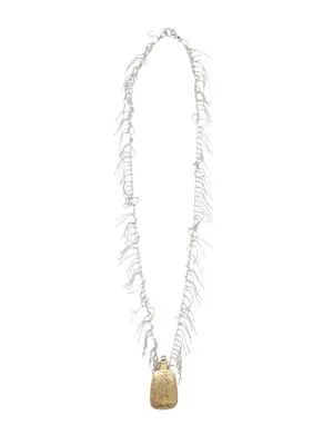 SITA NEVADO Plated Pendant Necklace With Waterfall Effect - Silver