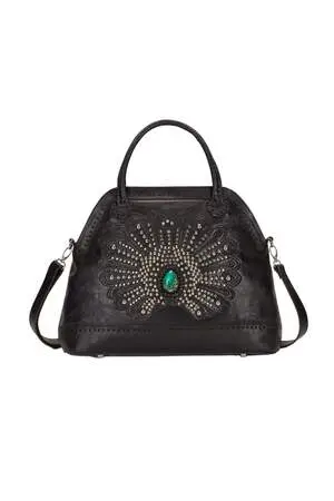 JODI LEE Mini Queen Peacock Bag